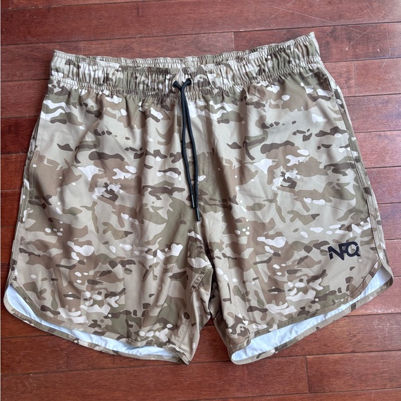 Nfq | Shorts | Nfq Camouflage Drawstring Shorts Xl Like New | Poshmark